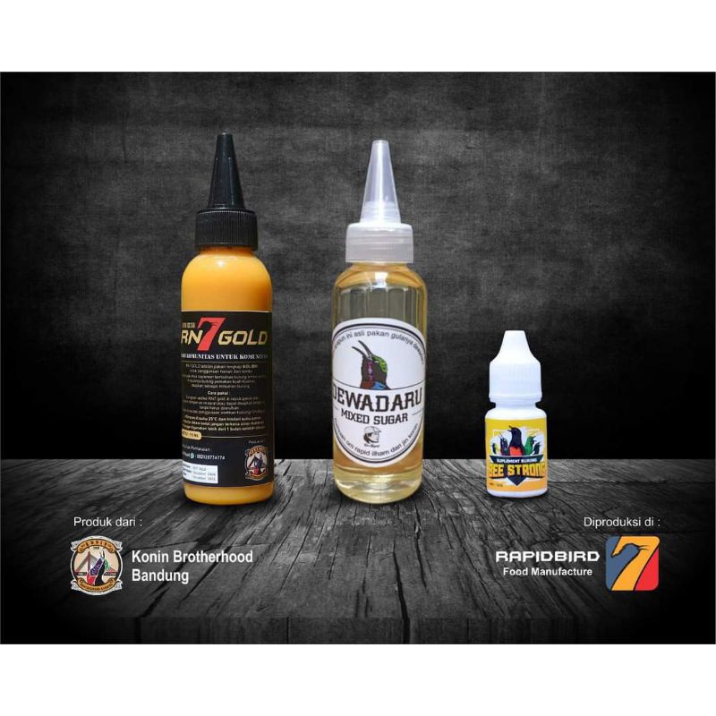 Jual Sepaket isi 3 produk rn7 dewadaru bee strong rapid nektar konin ...