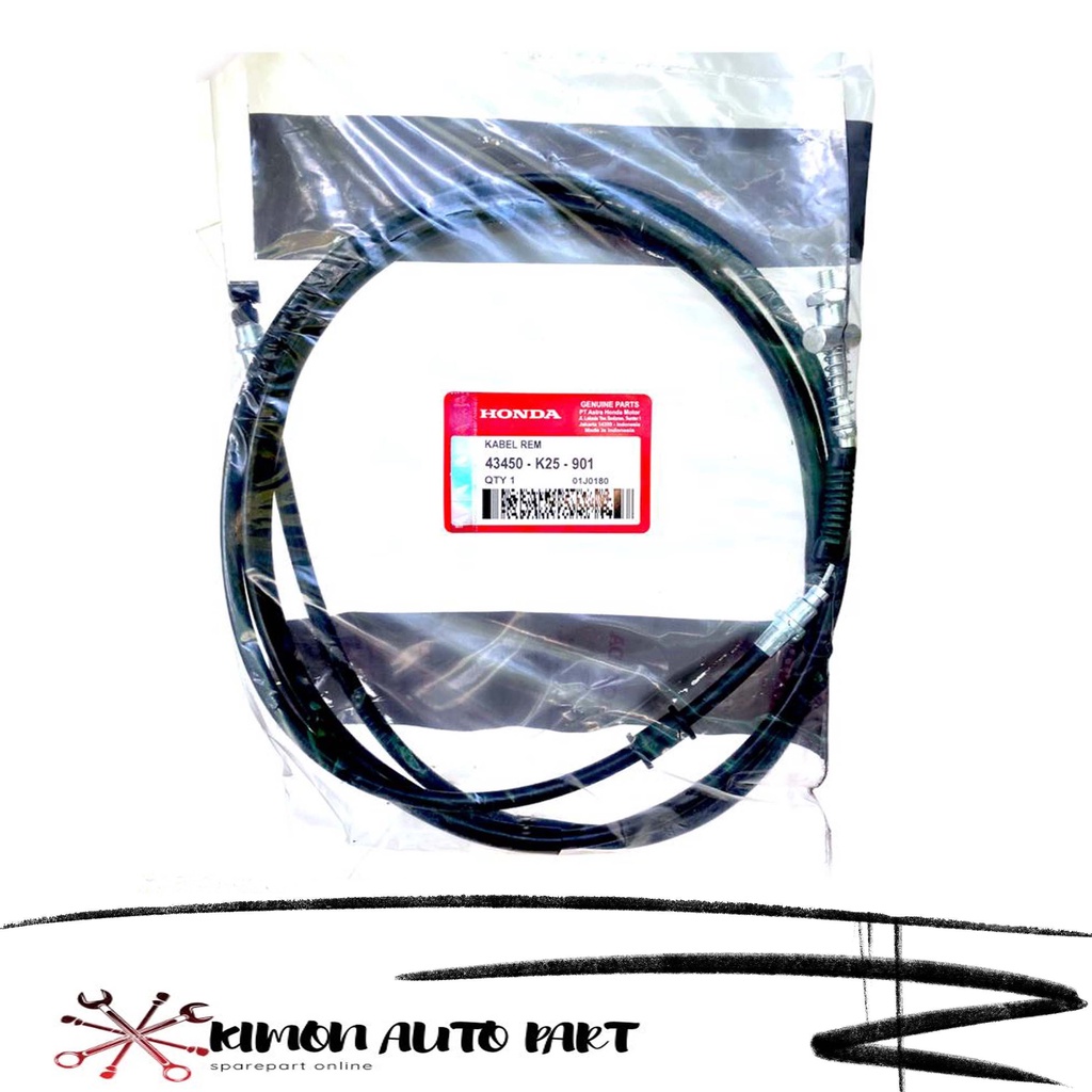 Jual KABEL REM BELAKANG BEAT FI SCOOPY VARIO FI / KABEL REM KIRI ...