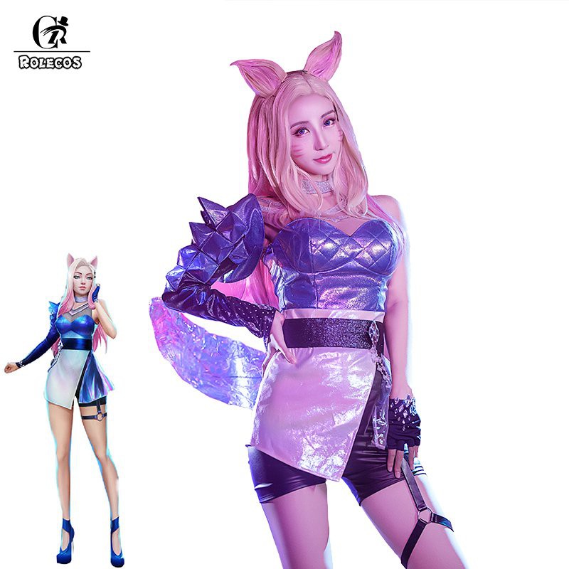 Jual Game LOL KDA Ahri Cosplay Costume LOL KDA ALL OUT Ahri Cosplay ...