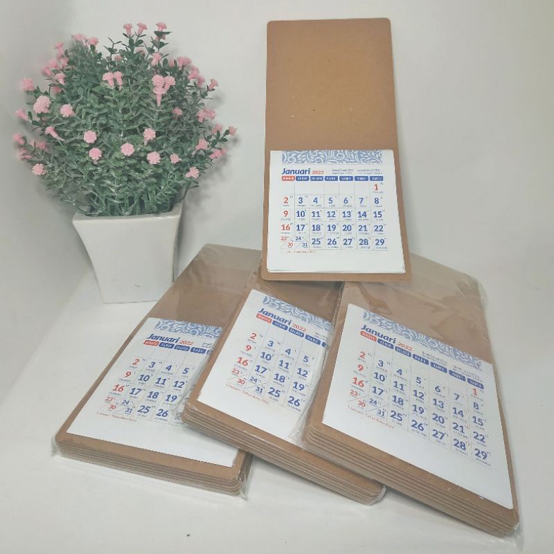 Jual Paket 20 Pcs Blangko Kalender Meja / Magnetik 2022 (BONUS Paket ...