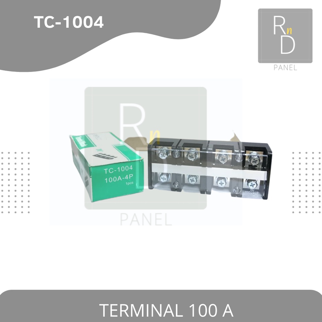 Jual TERMINAL BLOCK TC-1004 / TERMINAL 100 AMPERE 4 POLE / TERMINAL TC1004 | Shopee Indonesia