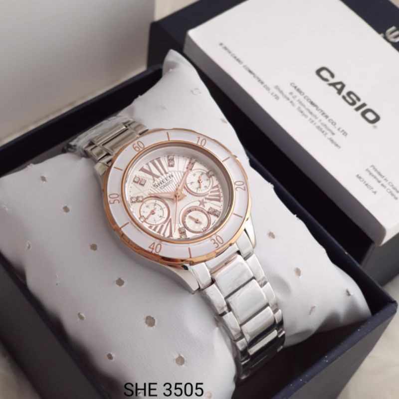 Jual Jam Tangan Wanita Merk Casio Sheen Type She-5512 Original Bm ...