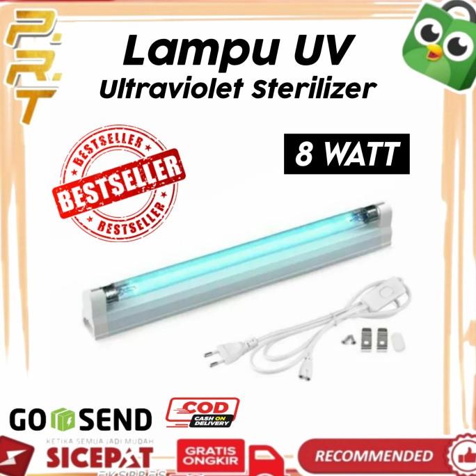 Jual Baru Lampu Uv Sterilizer Ruangan / Sinar Uv Sterilisasi Kotoran Bakteri 8W Good Quality ...