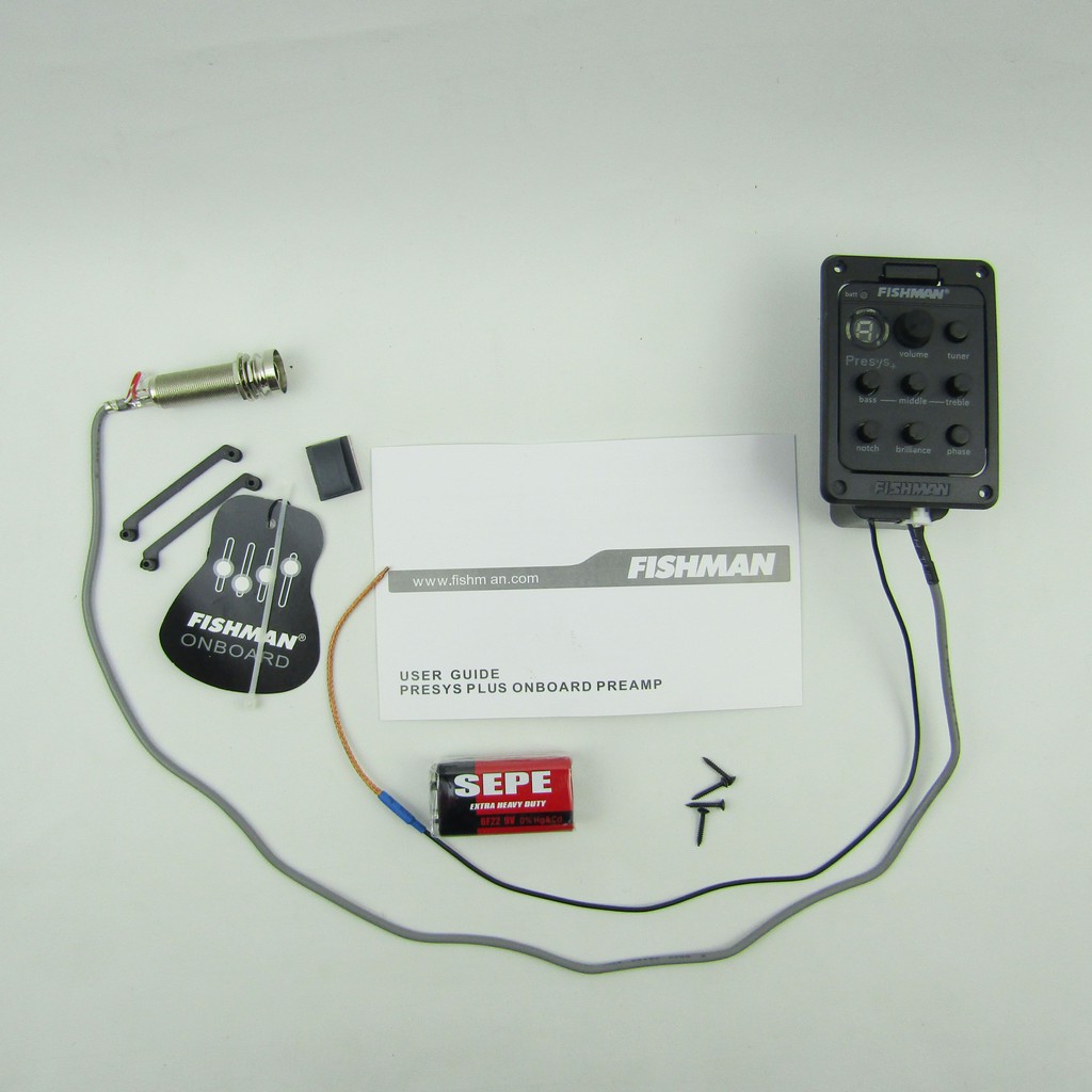 Jual Pickups Fishman PRESYS+ Plus Onboard Guitar Preamp/EQ With Tuner ...