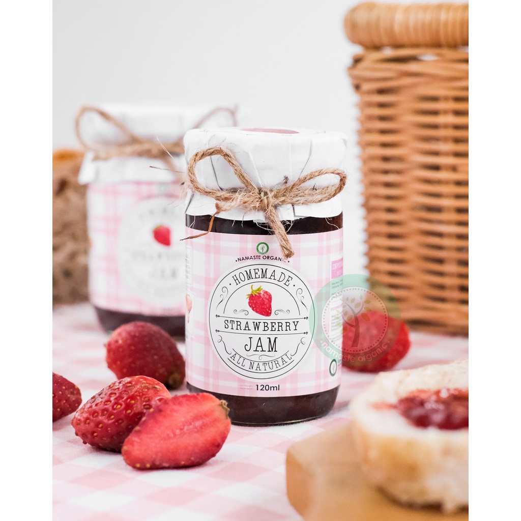 Jual HOMEMADE STRAWBERRY JAM - MADE WITH REAL STRAWBERRY N RAW HONEY ...