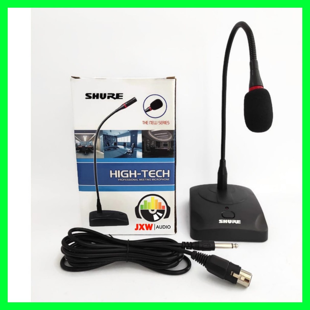 Jual MIC PODIUM KABEL T 18 CONDENSOR / MIC MEJA T-18 / T18 | Shopee ...