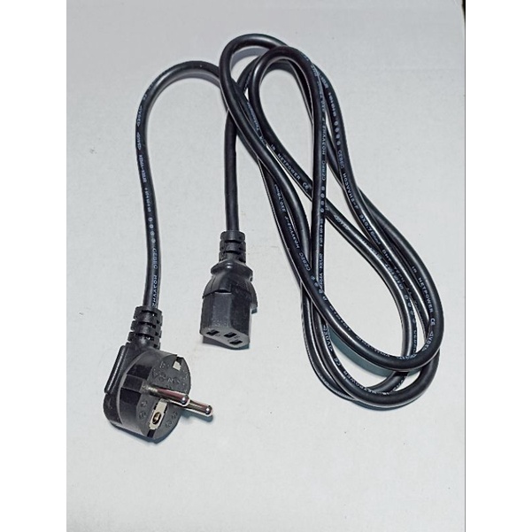 Jual Kabel Power 1,8 Meter untuk CPU, LCD, dll bentuk L | Shopee Indonesia