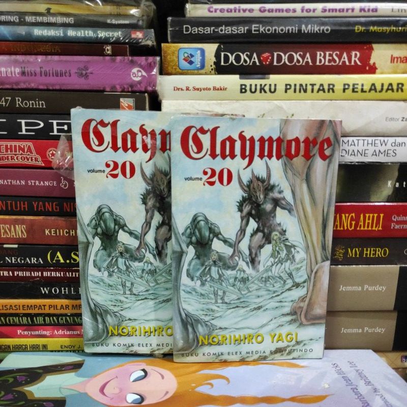 Jual KOMIK ORIGINAL CLAYMORE VOLUME 29 NORIHIRO YAGI | Shopee Indonesia