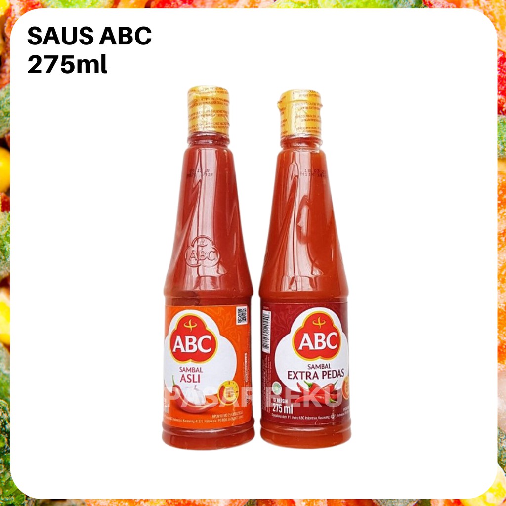 Jual Saus ABC 275ml Saus Tomat Sambal Asli Extra Pedas Manis Pasar Beku Padang | Shopee Indonesia