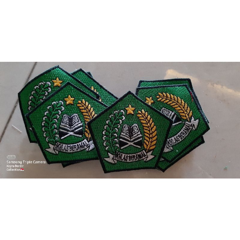 Jual Emblem bordir ikhlas beramal/Depag | Shopee Indonesia