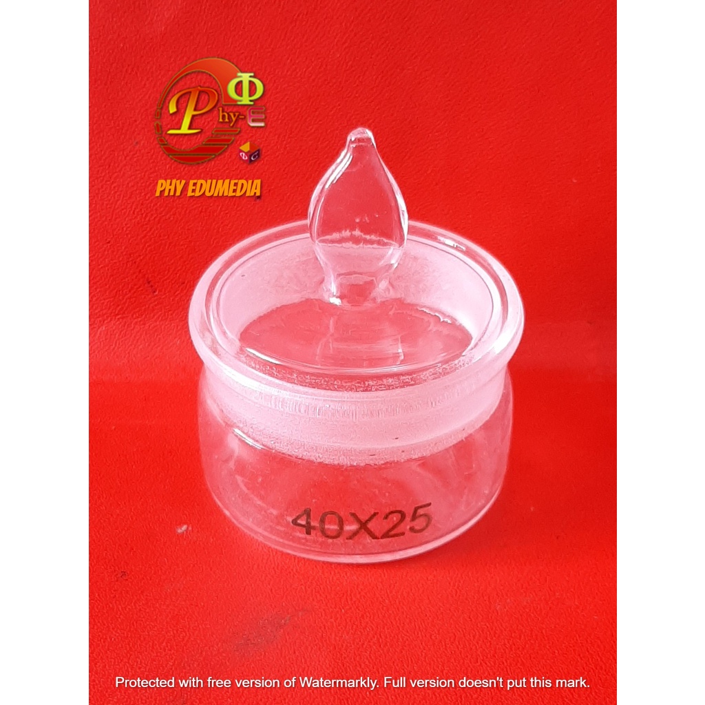 Jual Botol Timbang 40 x 25 mm / Weighing Bottle Low Form With Glass ...
