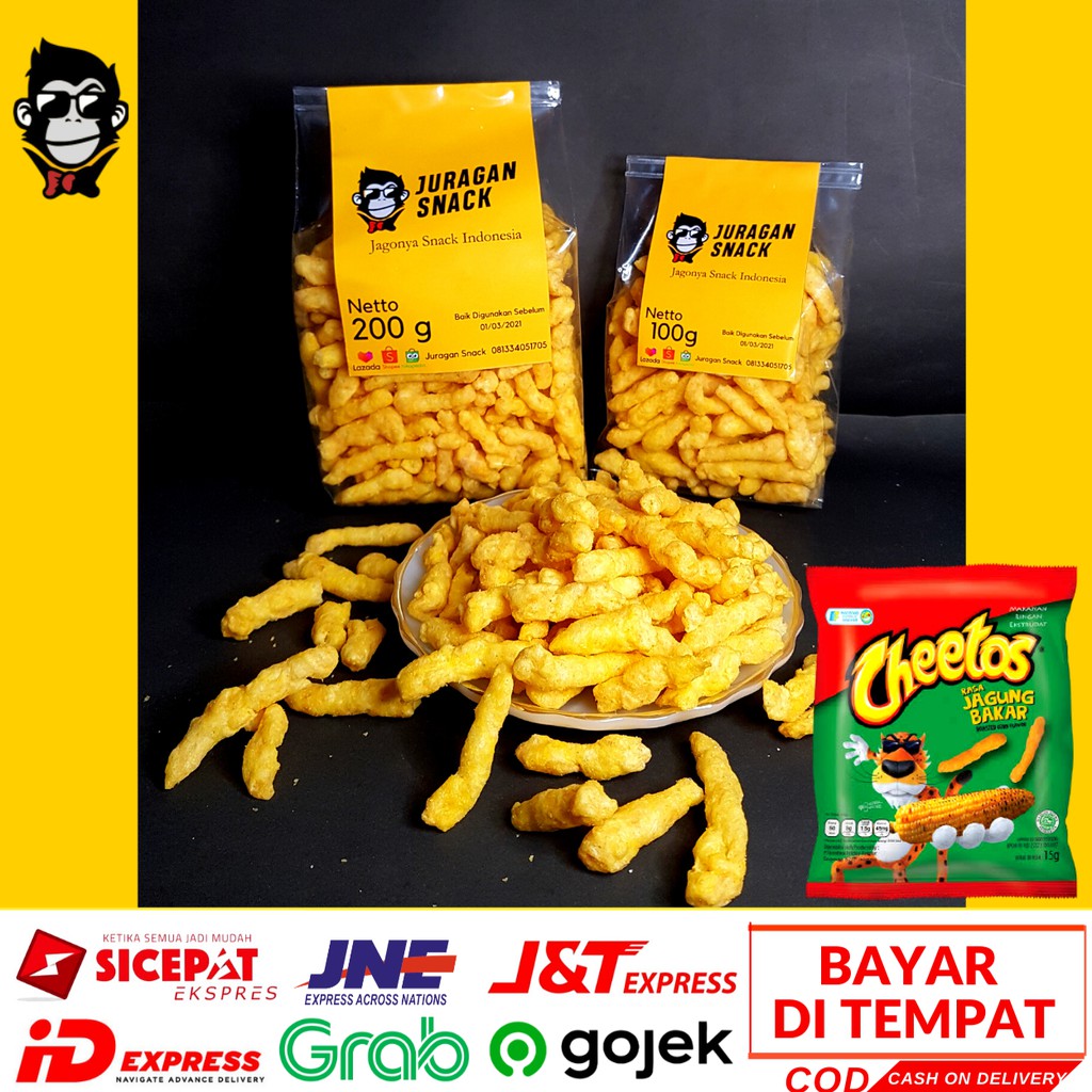 Jual CHEETOS Makanan RIngan Asin Snack Camilan Cheetos CItos Repack 200 ...