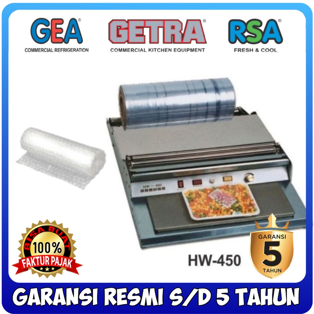 Jual MESIN PLASTIK WRAPPING GETRA HW 450 HW-450 HAND WRAPPING MACHINE ...