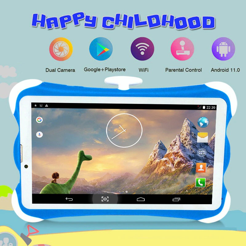 Jual (COD) Kid Tablet PC 4GB+64GB 7.0 Inch Android 10 Kids Tablet PC ...