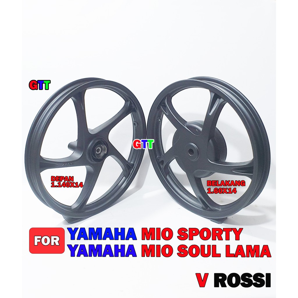 Jual VELG RACING ROSSI MIO SPORTY DAN MIO SOUL LAMA RING 14. | Shopee ...