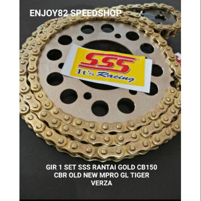 Jual GIR GEAR SET UKURAN BESAR 428-46-47-48-49 HONDA SONIC CB CBR TIGER ...