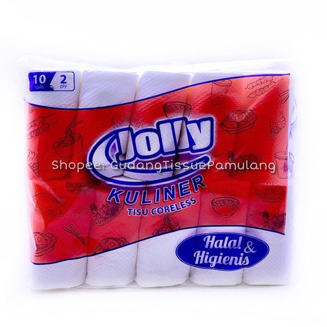 Jual JOLLY TISSUE KULUNER ISI 10 roll coreless | Shopee Indonesia