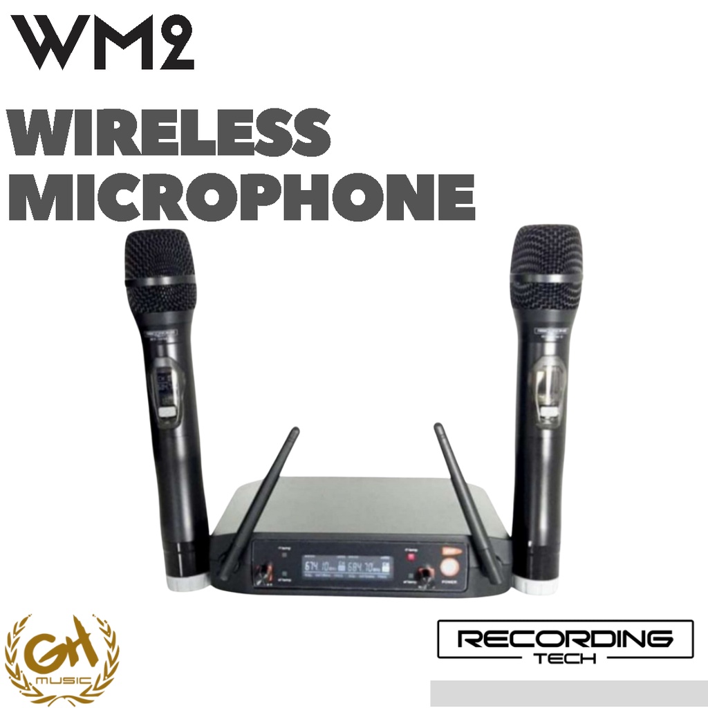 Jual RECORDING TECH RT-WM2 Professional Wireless Microphone | Shopee ...