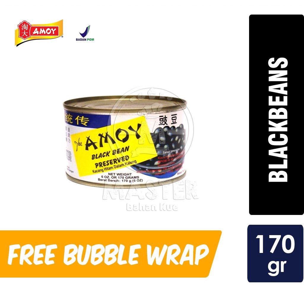 Jual Amoy Tausi / Blackbeans / Kacang Hitam [Kaleng 170 gr] | Shopee ...
