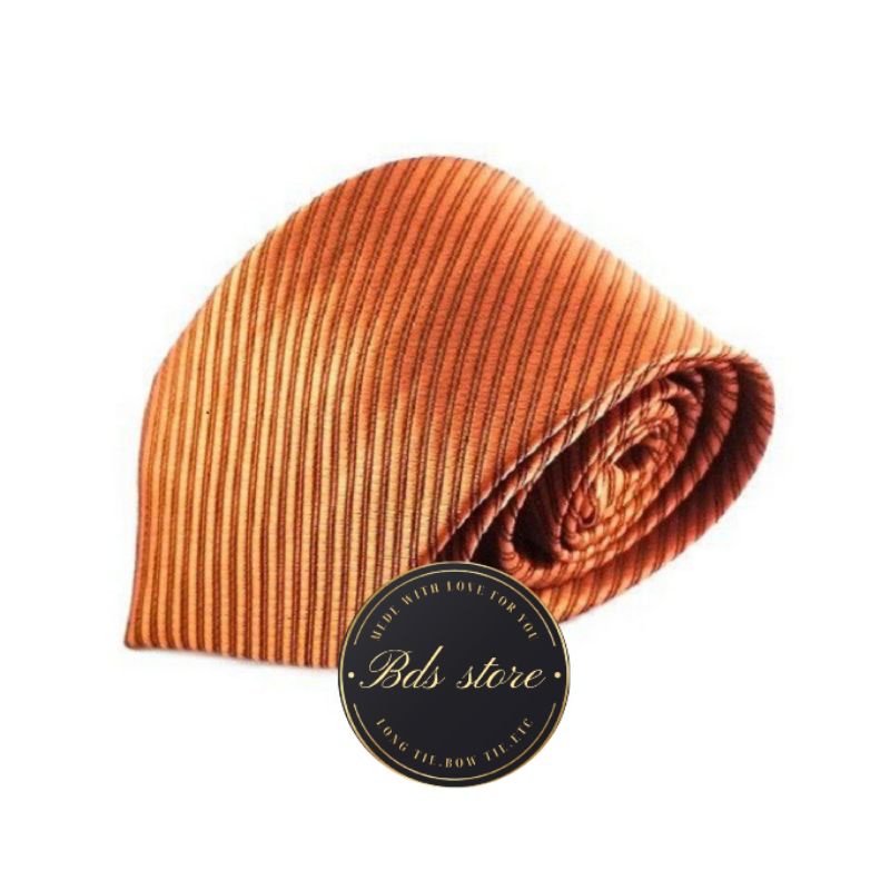 Jual Dasi Pria Warna Tembaga Motif Salur Ukuran Medium 3inchi | Shopee ...