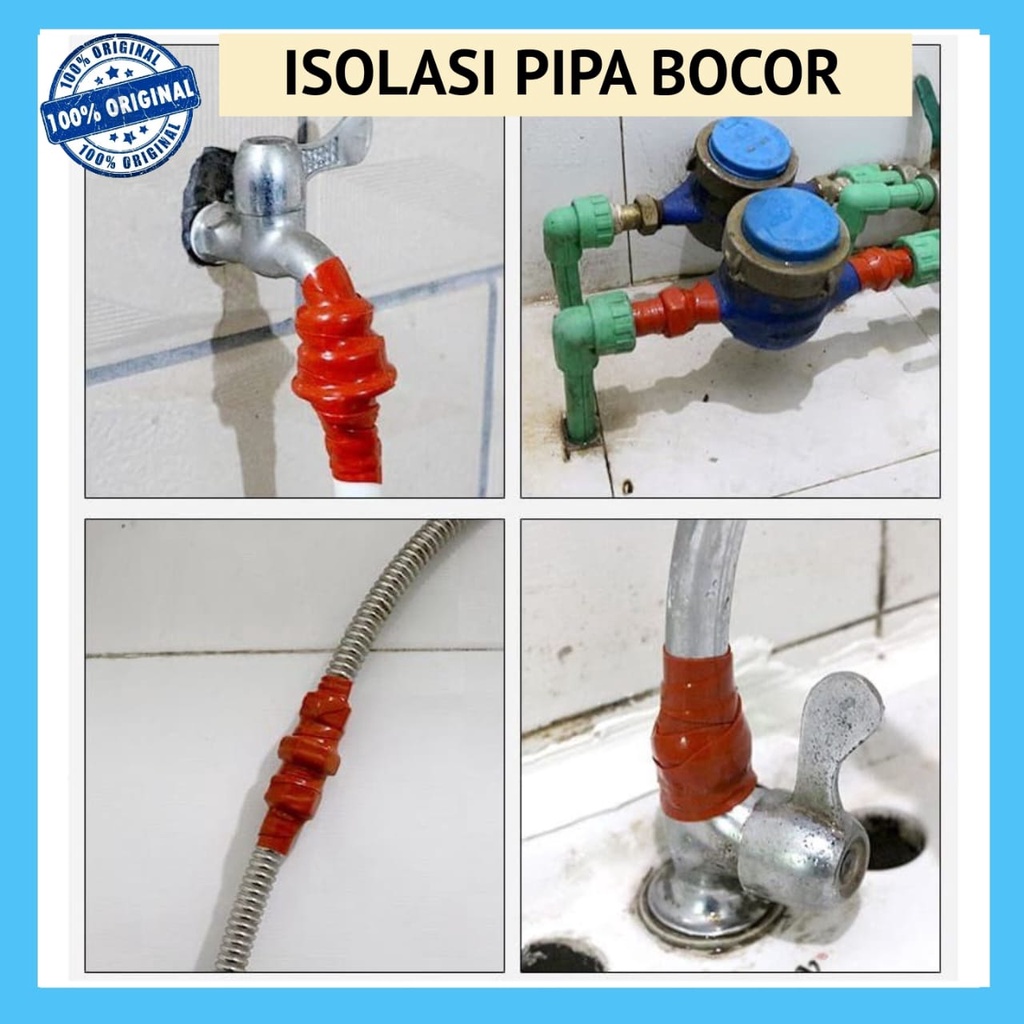 Jual Isolasi Pipa Ledeng Bocor Kran Rembes Bahan Silicone Sangat ...