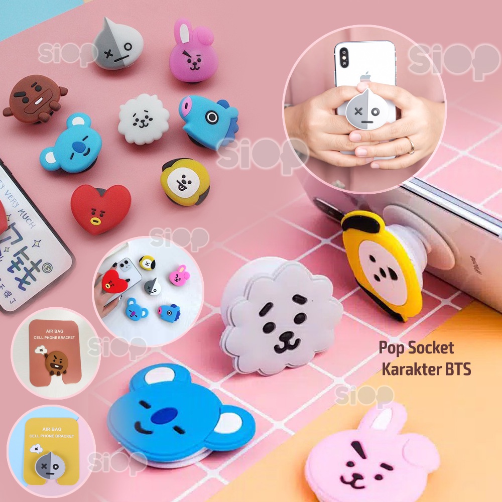 Jual POP SOCKET HP Popsocket Handphone Grip Holder Karakter | Shopee Indonesia