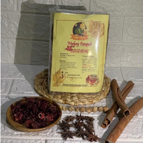 Jual Wedang Teh Bunga Rosella Minuman Herbal Rempah Sehat Tradisional ...