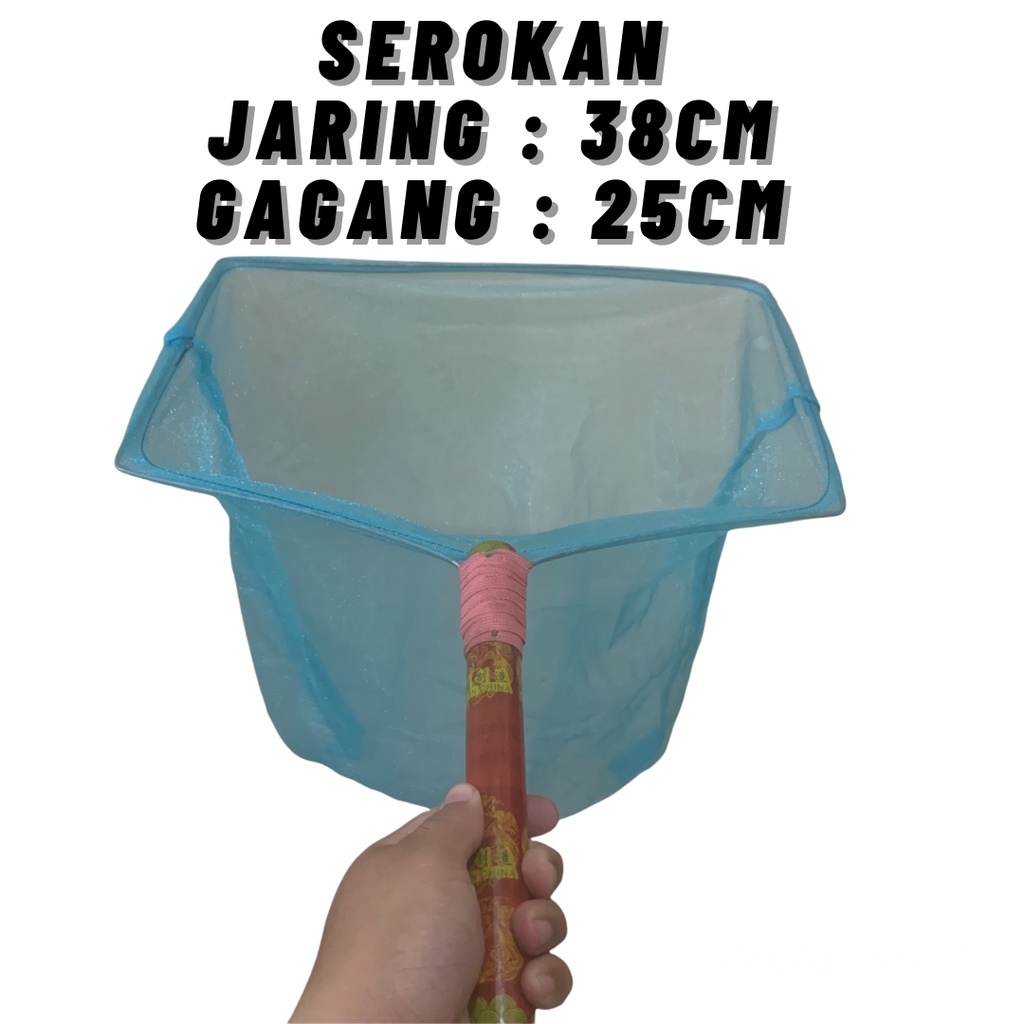 Jual Saringan Serokan SESER Jaring Ikan Hias Koi KOI NILA LELE MAS ...