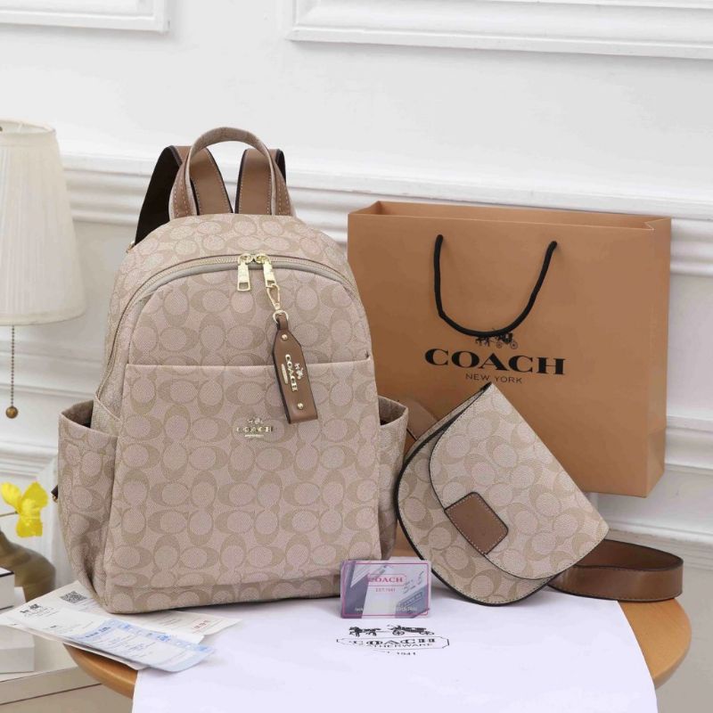 Jual RANSEL C@ACH SET WAISTBAG 8026 RANSEL WANITA BRANDED IMPORT ...
