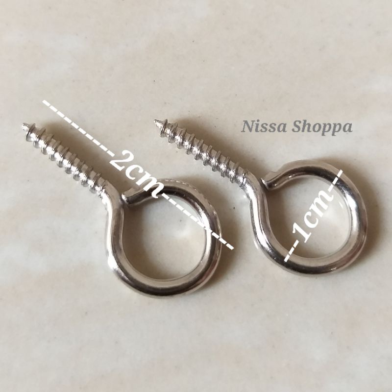 Jual Sekrup gantungan kunci sekrup O ready semua ukuran | Shopee Indonesia