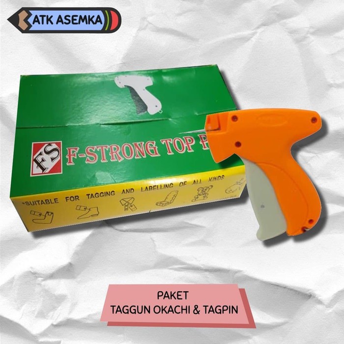 Jual PAKET TAGGUN OKACHI DAN TAGPIN / TAG GUN / TAG PIN Atk | Shopee ...