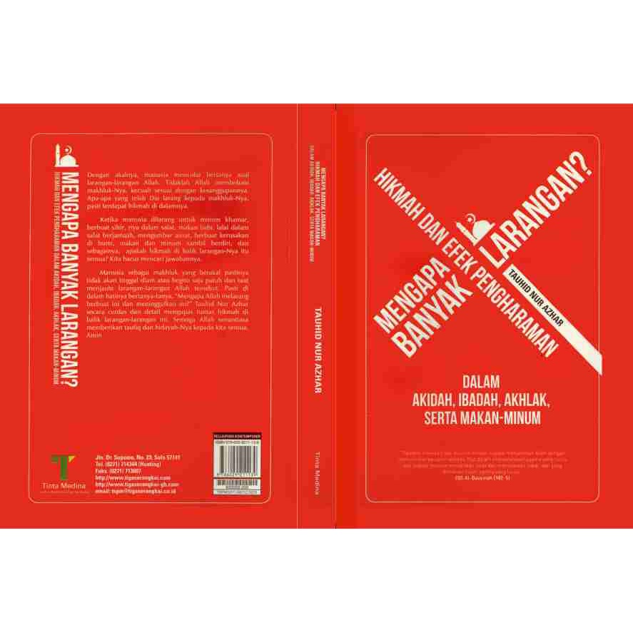Jual MENGAPA BANYAK LARANGAN HIKMAH DAN EFEK PENGHARAMAN TAUHID NUR ...