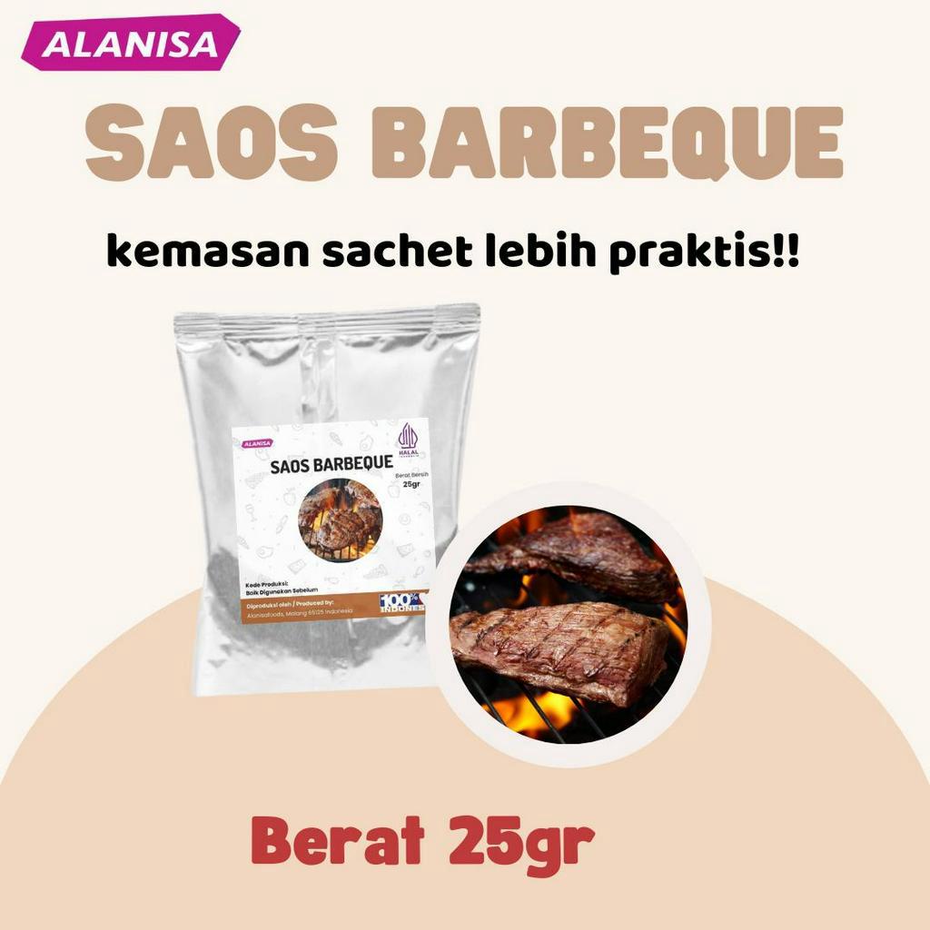 Jual SAOS BARBEQUE (25GR) KEMASAN SACHET HEMAT HALAL MUI!! | Shopee ...