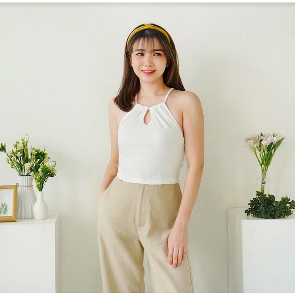 Jual Tanktop Crop Tank Top Kaos Kamisol Baju Atasan Wanita 144 | Shopee ...