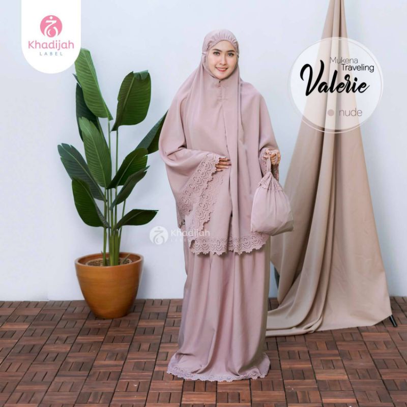 Jual Khadijah Label-Mukena Travel VALERIE All size | Shopee Indonesia