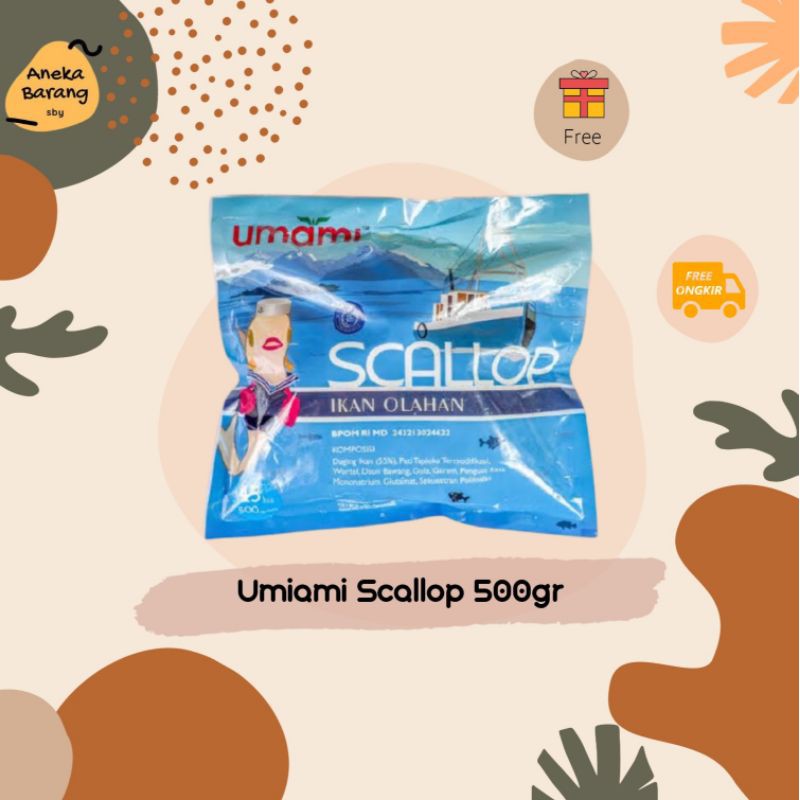 Jual Umiami Scallop Ikan olahan 500gr | Shopee Indonesia