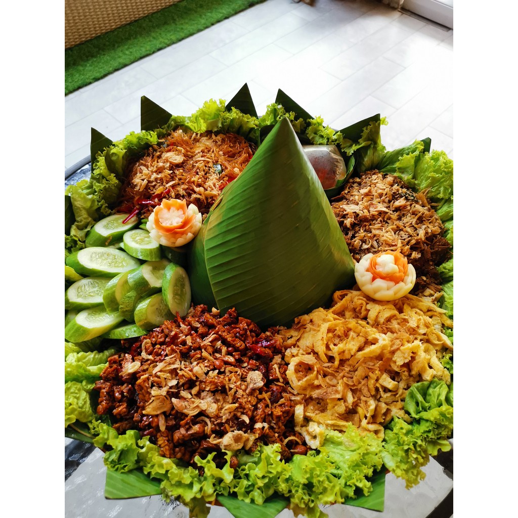 Jual TUMPENGAN NASI untuk 10 pax | Shopee Indonesia