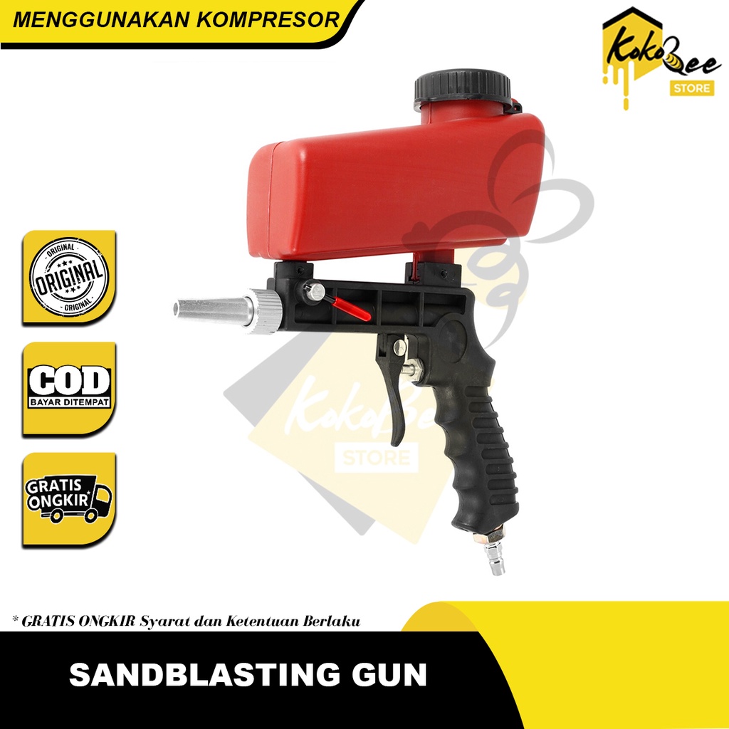 Jual Sandblasting gun semprotan penghilang karat - mesin sand blaster gun angin kompresor ...
