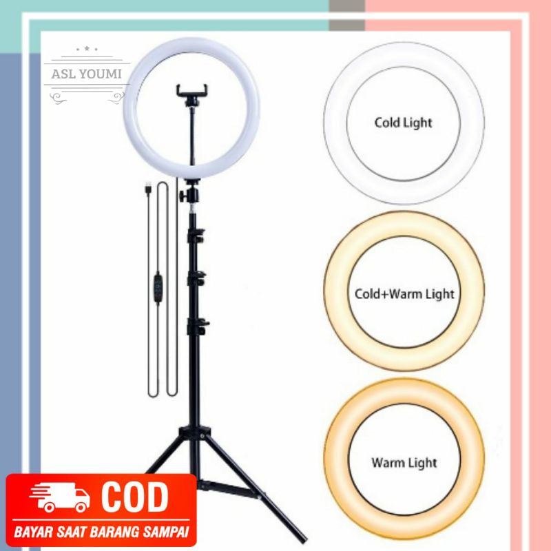 Jual RING LIGHT + TRIPOD 2 METER | Shopee Indonesia