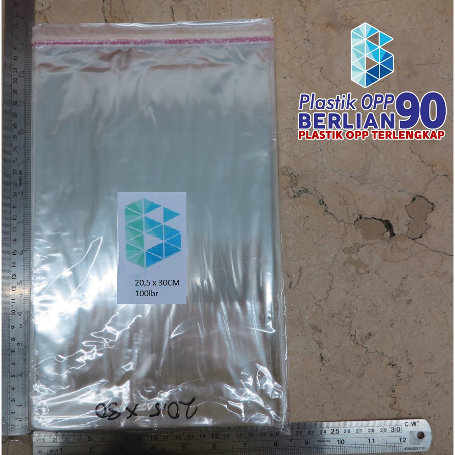 Jual PLASTIK OPP 20,5 X 30 CM 20 MIC isi 100 Lembar | Shopee Indonesia