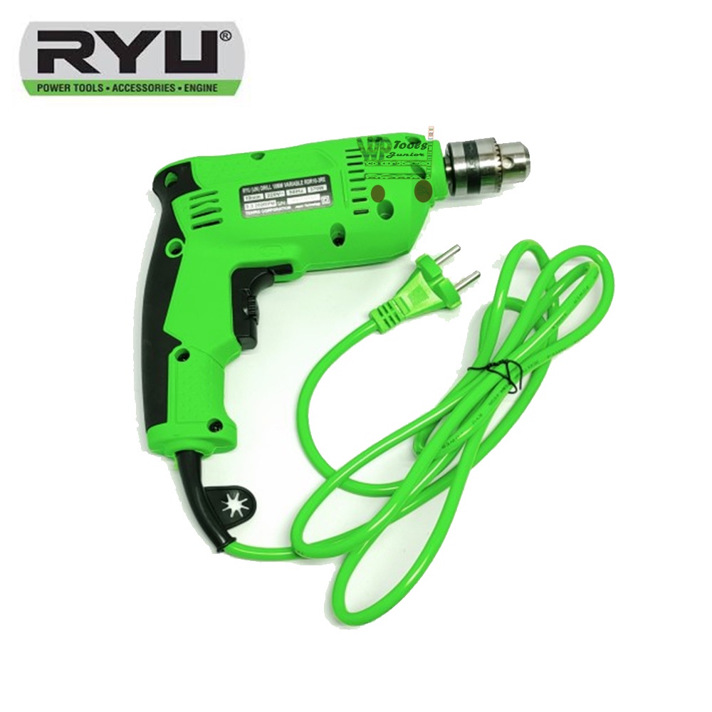 Jual TEKIRO Ryu Mesin Bor Tangan Listrik Bolak Balik 10 Mm 10mm RDR10 ...