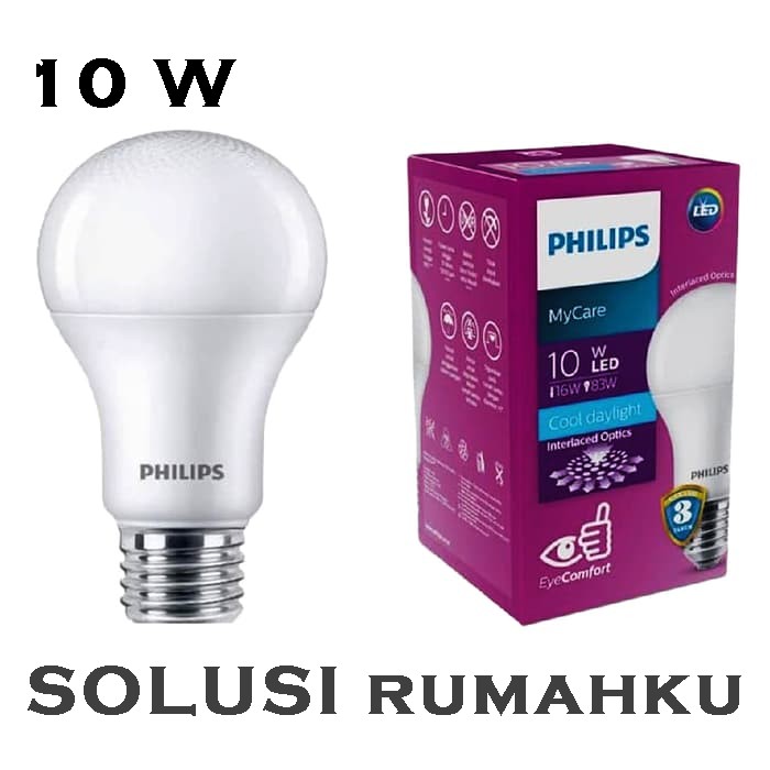 Jual LAMPU PHILIPS LED BULB 10W PUTIH 10 W WATT BOHLAM PHILLIP PHILLIPS | Shopee Indonesia