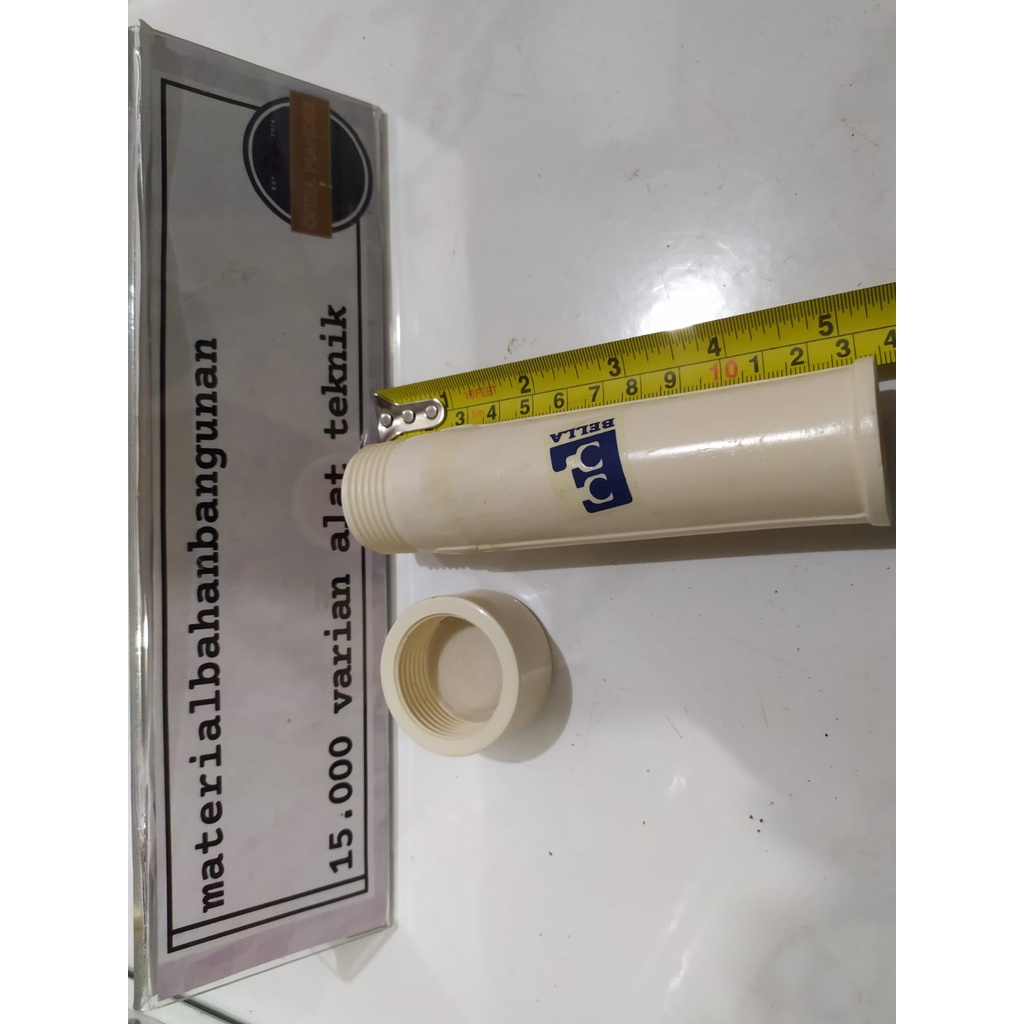 Jual Pembuangan Bak Air Kamar Mandi Anti Bocor 1 Inch Putih PVC Penutup ...