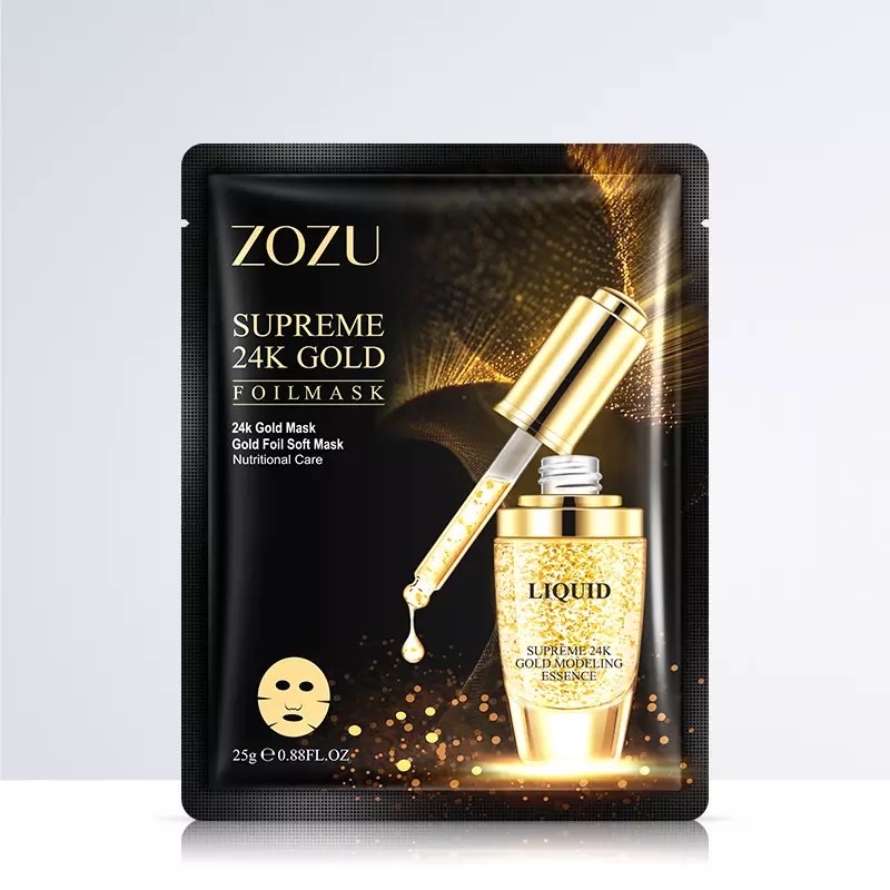 Jual ZOZU 24k Pure gold masker emas,sheet mask gold | Shopee Indonesia