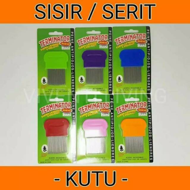 Jual Sisir serit besi kecil/sisir kutu terbaru | Shopee Indonesia