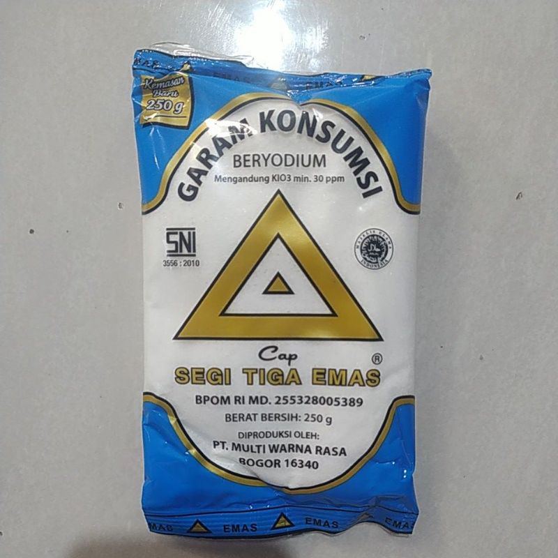 Jual Garam halus segitiga emas 250 gram | Shopee Indonesia Jual Garam halus segitiga emas 250 gram | Shopee Indonesia