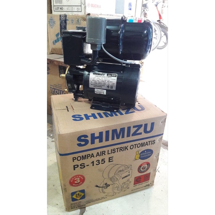 Jual Mesin Pompa Air Shimizu PS-135 E Automatic / Pompa Air Otomatis ...