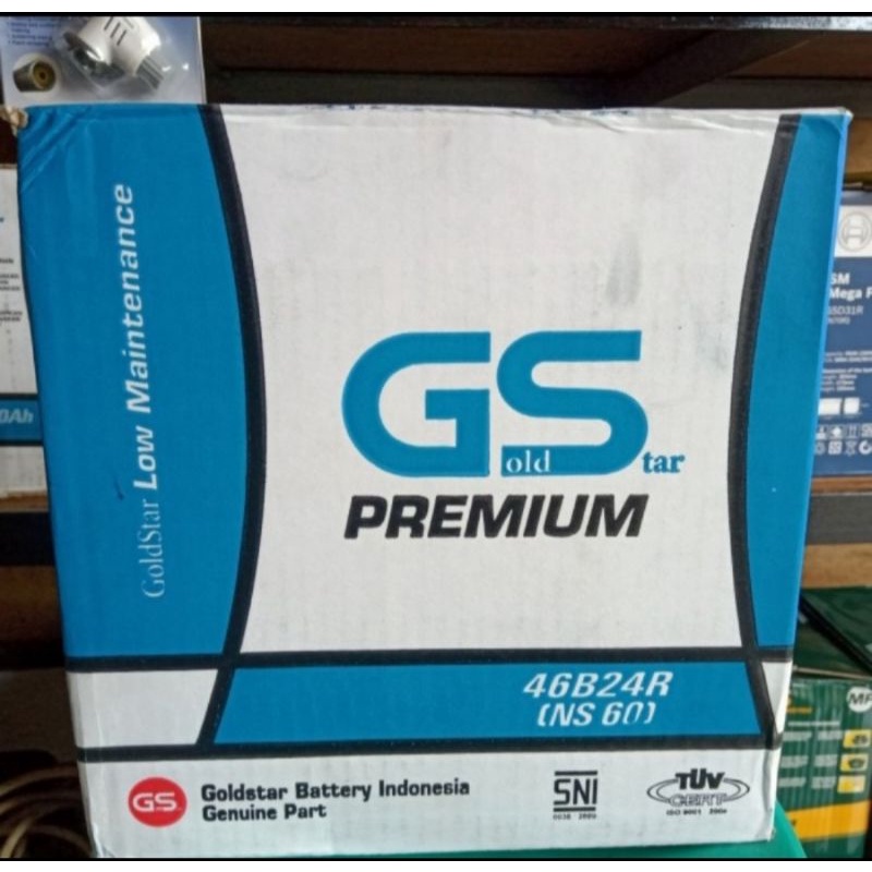 Jual AKI BATERAI BASAH GS GOLDSTAR NS60/46B24R GENSET MOBIL AVANZA XENIA TERIOS RUSH | Shopee ...