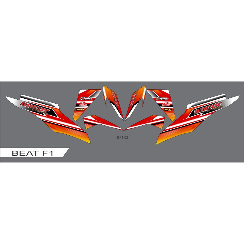 Jual STRIPING CUSTOM RACING BEAT F1 SANGAT COCOK UNTUK MENAMBAH STYLE ...