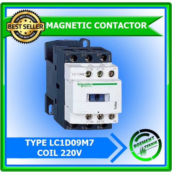Jual MAGNETIC CONTACTOR LCID-09M7 220VAC - COIL 220V | Shopee Indonesia